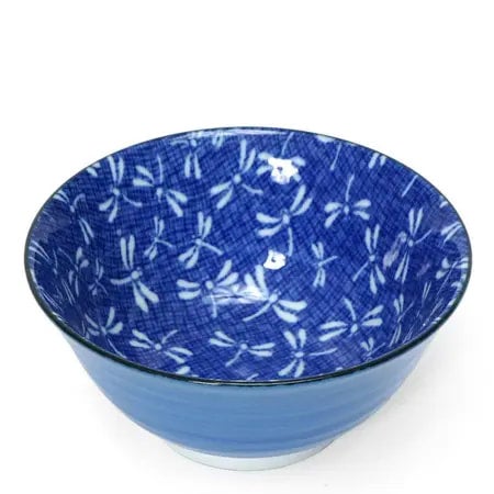 Blue Dragonfly Bowl 6"