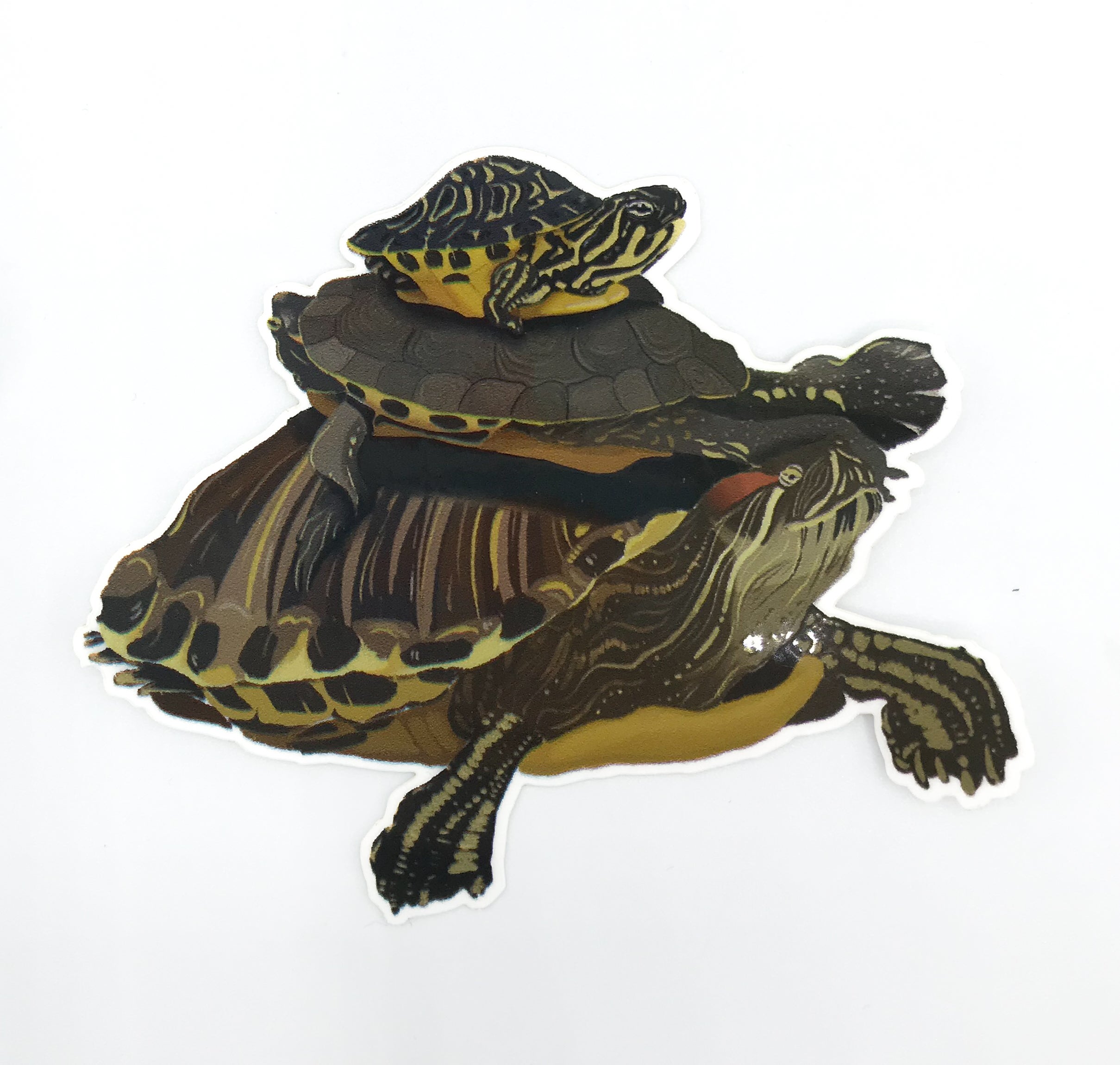 Turtle Stack Sticker