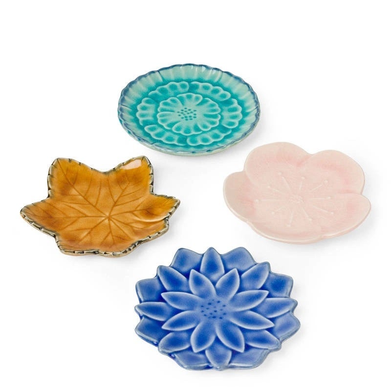 Leaf and Flower Plate Set