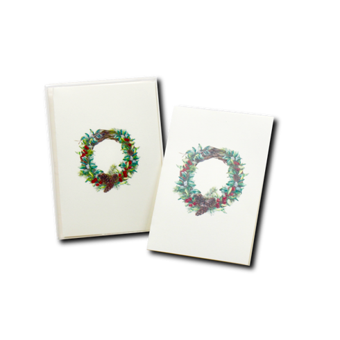 Winter Wreath Boxed Notes